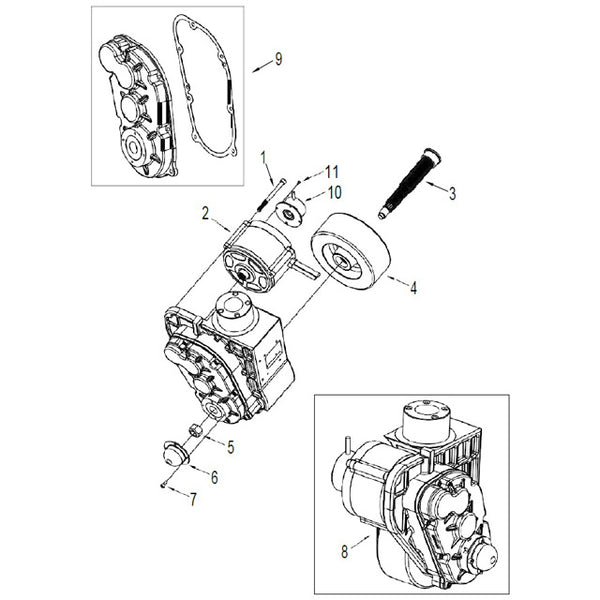 Ningbo Staxx PPT18H Drive Assembly Parts